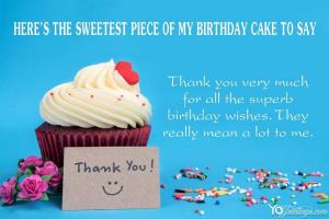 Happy Birthday Thank You Card Wording For Everyone