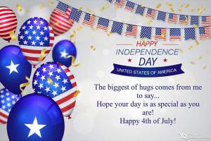 Make 4th of July - Independence Day (USA) Wishes Cards Online