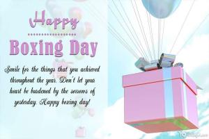 Free Boxing Day Card Maker with Online Templates