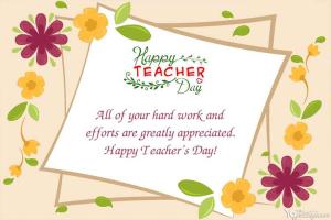 Make Online Happy World Teacher's Card With Greetings