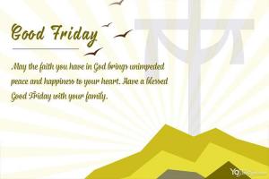 Personalized Good Friday Wishes Card Images