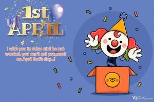 Colorful Realistic April Fools' Day Funny Cards