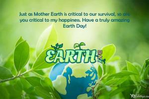 Create Earth Day Greeting Card Online