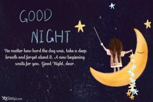 Free Cute Good Night Greeting Cards Images