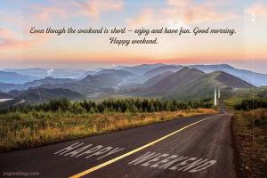 Flowers Happy Weekend Wishes Greeting Cards