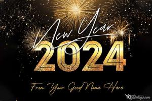 Happy New Year 2024 Wishes With Logo Company
