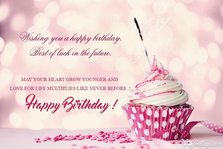 Cupcakes Birthday Greeting Wishes Cards Images