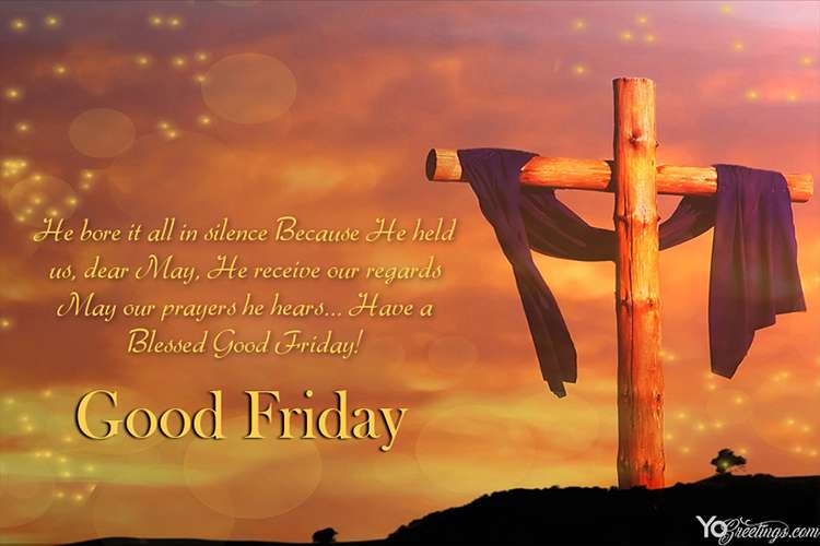 Free Good Friday Blessings ECards Greeting Cards Online